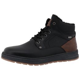 Winterboots Tom Tailor, Herren, Gr. 40, schwarz, braun, Lederimitat, Schuhe Winterboots, mit Tex-Ausstattung