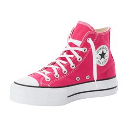 Sneaker Converse "CHUCK TAYLOR ALL STAR LIFT PLATFORM", Damen, Gr. 39, pink (cerise pink, weiß, schwarz), Textil, Schuhe