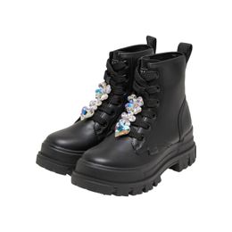 Buffalo Damen Stiefel "Buffalo ASPHA RLD ICE 2.0 - VEGAN NAPPA", Gr. 39schwarz, Kunstfaser, unifarben, Schuhe