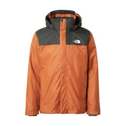 The North Face Outdoorjacke 'Evolve II' Herren Gr&ouml;&szlig;e XXL dunkelorange / schwarz / wei&szlig;