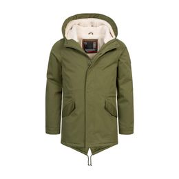Herren Winterjacke "ASMauro"schwarz olive, Gr. XL, Alessandro Salvarini, Obermaterial: 100% Polyester Innenmaterial: 100% Polyester, Jacken