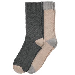 VanVaan 2 Paar Herren Socken mit Wolle