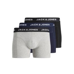 Jack & Jones JACK & JONES Boxershorts Herren Gr&ouml;&szlig;e XL dunkelblau / graumeliert / schwarz / wei&szlig;