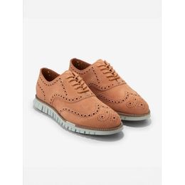 Cole Haan Lace-Up Shoes 'ZG RMSTD STITCH WING' male Orange size 43