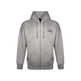 SikSilk Sweatjacke Herren Gr&ouml;&szlig;e XXL grau