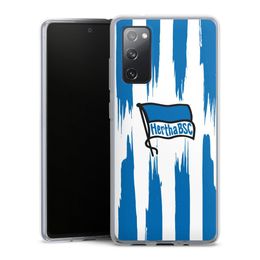 DeinDesign Galaxy S20 FE 5G Handy Silikon H&uuml;lle Case transparent Handyh&uuml;lle Bundesliga Hertha Bsc Official Licensed Product Silikon Case