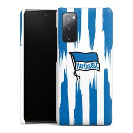 DeinDesign Galaxy S20 FE 5G Handy Premium Case Smartphone Handyh&uuml;lle Schutzh&uuml;lle matt Bundesliga Official Licensed Product Hertha Bsc Premium Case