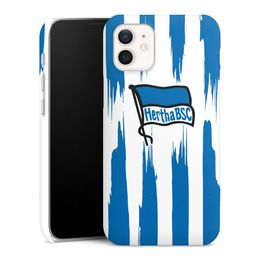 DeinDesign iPhone 12 mini Handy Premium Case Smartphone Handyh&uuml;lle Schutzh&uuml;lle matt Bundesliga Hertha Bsc Official Licensed Product Premium Case