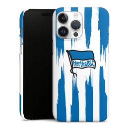 DeinDesign iPhone 14 Pro Max Handy Premium Case Smartphone Handyh&uuml;lle Schutzh&uuml;lle matt Bundesliga Hertha Bsc Official Licensed Product Premium Case