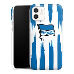 DeinDesign iPhone 12 Handy Premium Case Smartphone Handyh&uuml;lle Schutzh&uuml;lle matt Bundesliga Hertha Bsc Official Licensed Product Premium Case