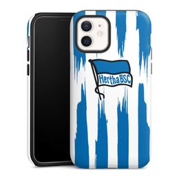 DeinDesign iPhone 12 mini Handy Panzer Handyh&uuml;lle robuste Outdoor H&uuml;lle Schutzh&uuml;lle matt Bundesliga Hertha Bsc Official Licensed Product Tough Case