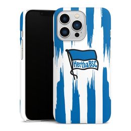 DeinDesign iPhone 13 Pro Handy Premium Case Smartphone Handyh&uuml;lle Schutzh&uuml;lle matt Bundesliga Hertha Bsc Official Licensed Product Premium Case
