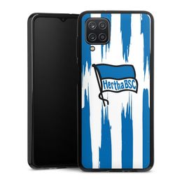 DeinDesign Galaxy A12 Handy Silikon H&uuml;lle Case schwarz Handyh&uuml;lle Bundesliga Official Licensed Product Hertha Bsc