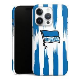 DeinDesign iPhone 14 Pro Handy Premium Case Smartphone Handyh&uuml;lle Schutzh&uuml;lle matt Bundesliga Hertha Bsc Official Licensed Product Premium Case