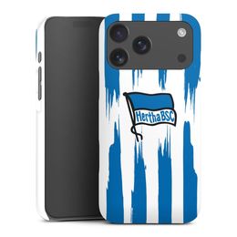 DeinDesign iPhone 17 Pro Max Handy Premium Case Smartphone Handyh&uuml;lle Schutzh&uuml;lle matt Bundesliga Hertha Bsc Official Licensed Product Premium Case
