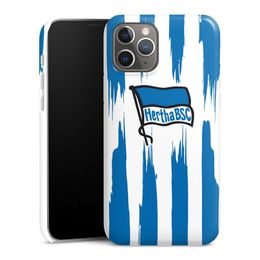 DeinDesign iPhone 12 Pro Handy Premium Case Smartphone Handyh&uuml;lle Schutzh&uuml;lle gl&auml;nzend Bundesliga Hertha Bsc Official Licensed Product Premium Case