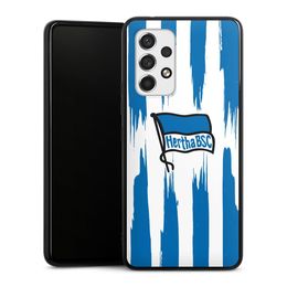 DeinDesign Galaxy A53 5G Handy Silikon H&uuml;lle Case schwarz Handyh&uuml;lle Bundesliga Official Licensed Product Hertha Bsc