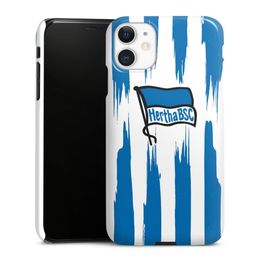 DeinDesign iPhone 11 Handy Premium Case Smartphone Handyh&uuml;lle Schutzh&uuml;lle gl&auml;nzend Bundesliga Official Licensed Product Hertha Bsc Premium Case
