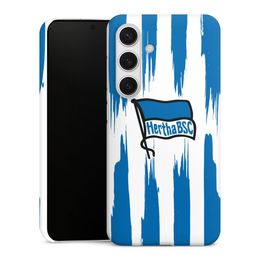 DeinDesign Galaxy S24 Handy Premium Case Smartphone Handyh&uuml;lle Schutzh&uuml;lle matt Bundesliga Hertha Bsc Official Licensed Product Premium Case