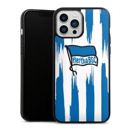 DeinDesign iPhone 13 Pro Max Handy Silikon H&uuml;lle Case schwarz Handyh&uuml;lle Bundesliga Hertha Bsc Official Licensed Product