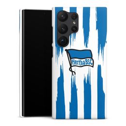 DeinDesign Galaxy S23 Ultra Handy Premium Case Smartphone Handyh&uuml;lle Schutzh&uuml;lle matt Bundesliga Hertha Bsc Official Licensed Product Premium Case