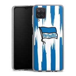 DeinDesign Galaxy A12 Handy Silikon H&uuml;lle Case transparent Handyh&uuml;lle Bundesliga Official Licensed Product Hertha Bsc Silikon Case