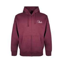SikSilk Zip-Up Hoodie male Red size XL