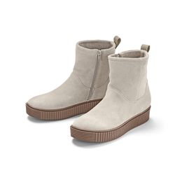 Tchibo - Veloursleder-Boots - Damen - Gr. 38 - taupe