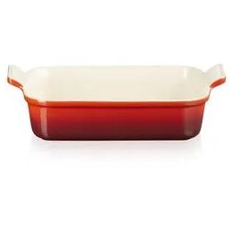 Le Creuset Auflaufform Tradition rechteckig 26 cm Kirschrot