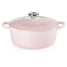 Le Creuset Br&auml;ter Signature 20 cm Shell Pink rund