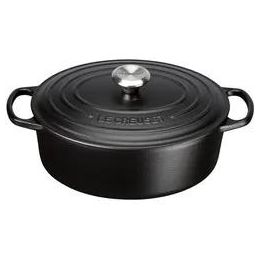 Le Creuset Br&auml;ter Signature 29 cm oval Schwarz 4,7 L