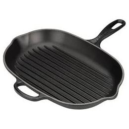 Le Creuset Grillpfanne oval 32 cm Schwarz