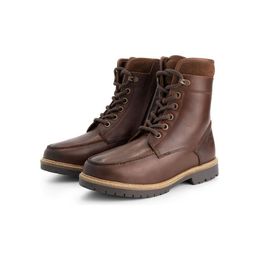 TRAVELIN' Leder-Boots in Braun - 42% | Größe 41 | Damen-stiefel