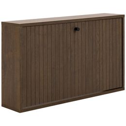 Schuhkipper, Dunkelbraun, Holz, Holzwerkstoff, Eiche, furniert, 71.6x43x17 cm, Fsc, Typenauswahl, Beim&ouml;bel erh&auml;ltlich, h&auml;ngend, Garderobe, Schuhaufbewahrung, Schuhkipper