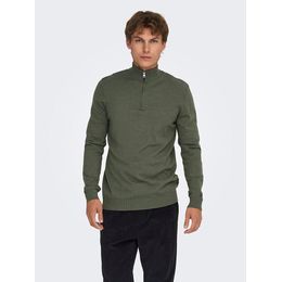 Only & Sons ONLY & SONS Pullover "Loui" in Khaki - 50% | Gr&ouml;&szlig;e M | Herren-plussize