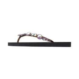 Uzurii Slipper & Pantoletten - Zehentrenner Chrystal Marilyn - Gr. 41,5 (EU) - in Schwarz - f&uuml;r Damen