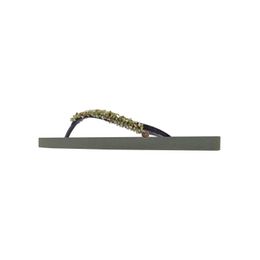Uzurii Slipper & Pantoletten - Zehentrenner Classic Aby Army Green - Gr. 37,5 (EU) - in Gr&uuml;n - f&uuml;r Damen