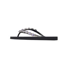 Uzurii Slipper & Pantoletten - Zehentrenner Light - Gr. 41,5 (EU) - in Schwarz - f&uuml;r Damen