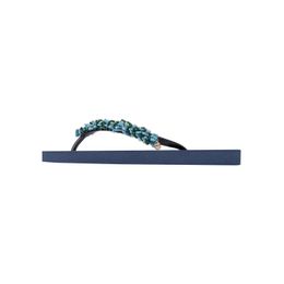 Uzurii Slipper & Pantoletten - Zehentrenner Selena Diamond Silver - Gr. 41,5 (EU) - in Blau - f&uuml;r Damen