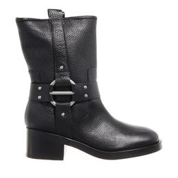 K by KARL LAGERFELD Karl Lagerfeld Stiefel - Brooklyn Mid Leg Strap Boot - Gr. 39 (EU) - in Schwarz - f&uuml;r Damen