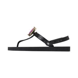Uzurii Slipper & Pantoletten - Zehentrenner Selena Diamond Blue - Gr. 41,5 (EU) - in Schwarz - f&uuml;r Damen