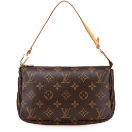 Louis Vuitton Hobo Bags - Monogram Pochette Accessoires - Gr. unisize - in Braun - f&uuml;r Damen