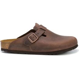 Birkenstock Slipper & Pantoletten - Boston Sliders Brown - Gr. 42 (EU) - in Braun - für Damen