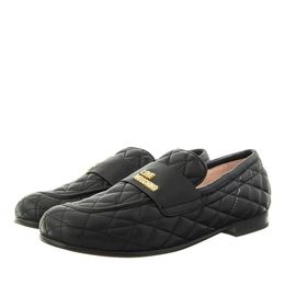 Love Moschino Loafer - New Flat Love Scarpa Donna - Gr. 39 (EU) - in Schwarz - f&uuml;r Damen
