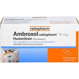 AMBROXOL-ratiopharm 75 mg Hustenlöser Retardkaps. 50 St