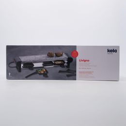 Kela Mehrfarbiges Raclette-Set mit heißem Stein