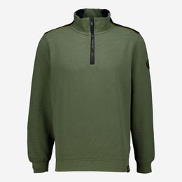 Casamoda Grünes Sweatshirt mit Stehkragen