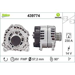 Valeo Generator NEW ORIGINAL PART 439774 14V 230A f&uuml;r VW PORSCHE 059903023NX 59903023NX 059903023N
