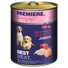 Premiere Best Meat Junior Huhn und Rind 24x800 g