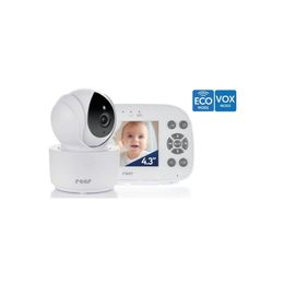 Reer Video Babyphone 4.3" BabyCam XL Move in Weiß ab 0 Monate | Gr.: onesize